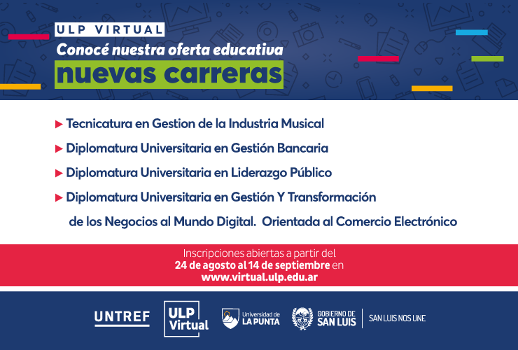 ANSL » Abrieron las inscripciones a ULP Virtual para el ciclo lectivo 2021